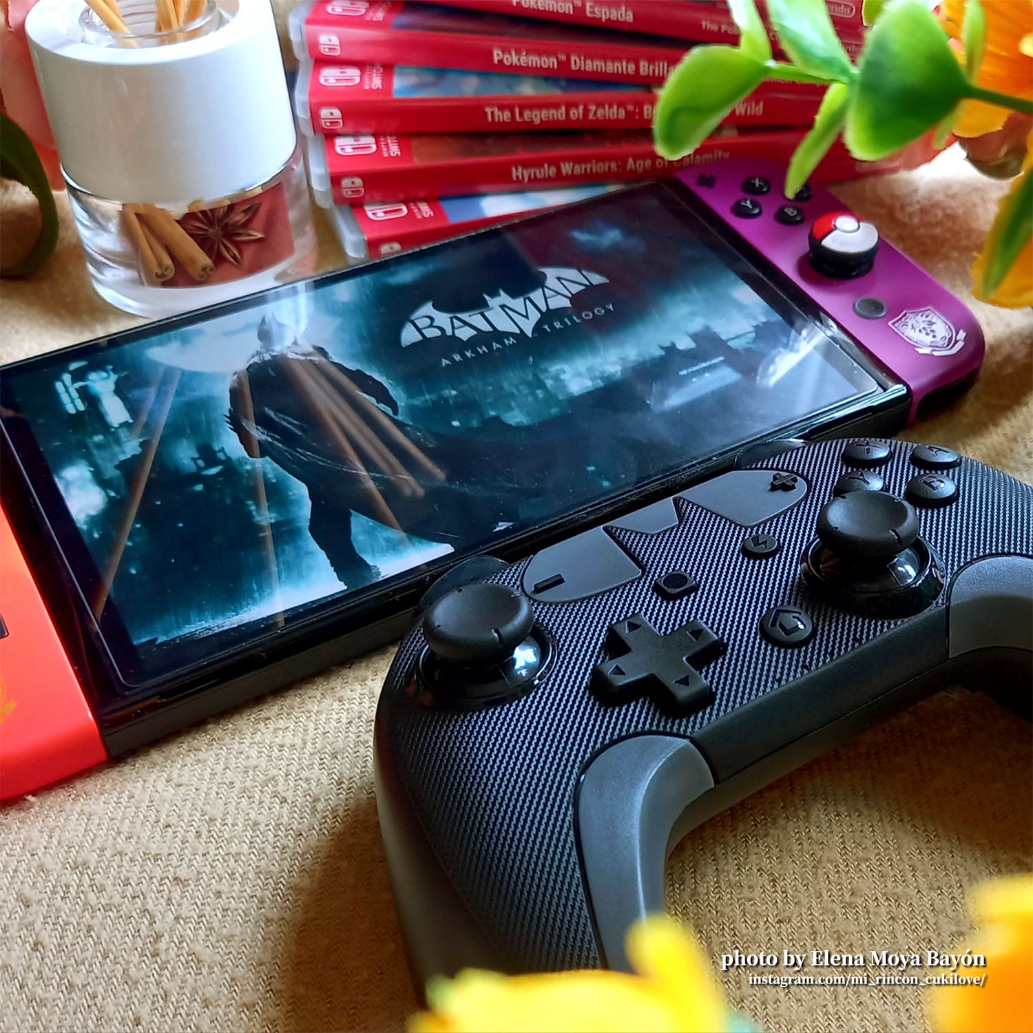 Dark Kight Edition Wireless Cntroller for Nintendo Switch OLED | GFO Gaming